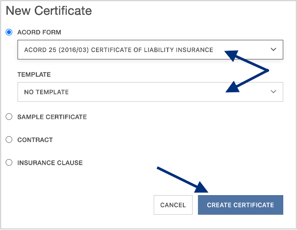 Blank ACORD Form | COI Template